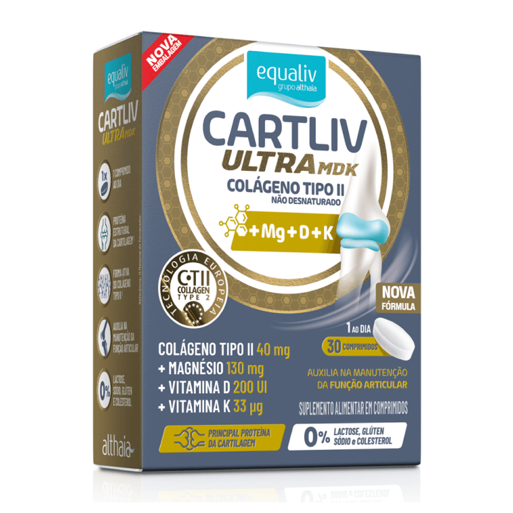 COLÁGENO TIPO 2 CARTLIV ULTRA 30 CÁPSULAS – EQUALIV – Body Shop